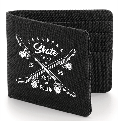 Skateboarding Wallet Model-5 Unisex Adult Children Black/Grey | eBay