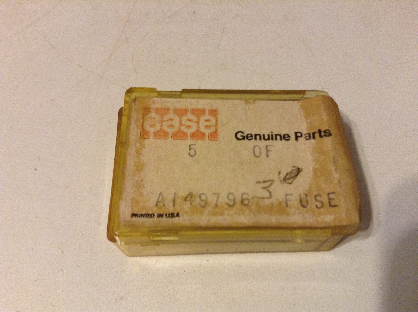 A149796 - A New Pack of Five - 3 Amp Fuses For a Case W14B, W14C Wheel ...