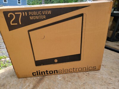 HD TV WITH INTEGRATED CAMERA Clinton Electronics 27" PVM , CE-M27A-B ...