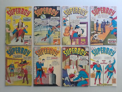 Superboy 75, 77, 90, 91, 92, 94, 108, 119 DC Comics 1959 - 1965 | eBay