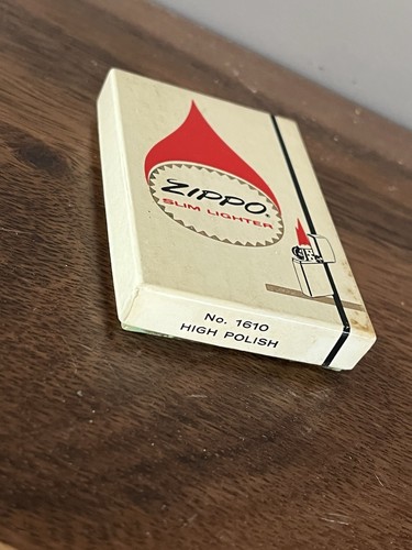 Vintage Antique Zippo Slim Engraved DF High Polish Pinstripe Lighter w ...