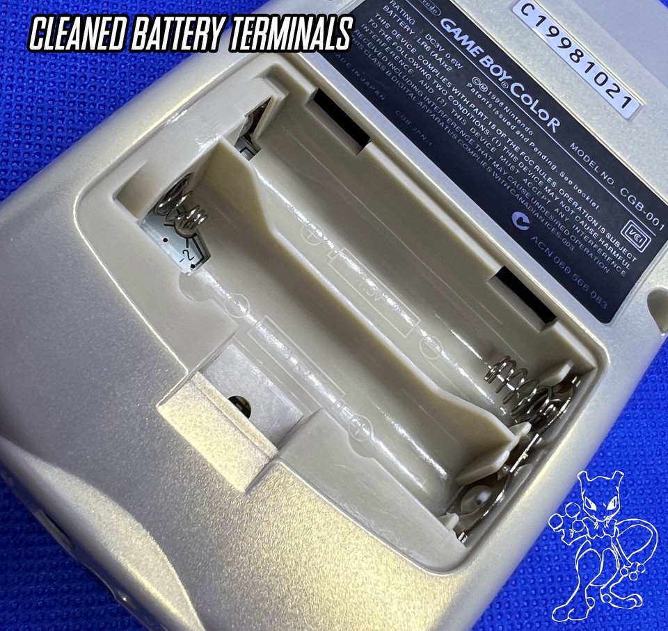 GameBoy Color Pokemon Gold Edition Nintendo System GLASS LENS Game Boy ...