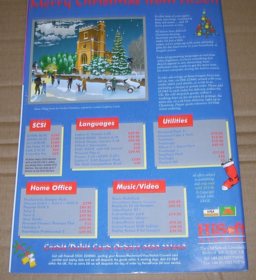 Atari 520 1040 ST STE Mega Falcon 030 Computer Atari World Magazine ...