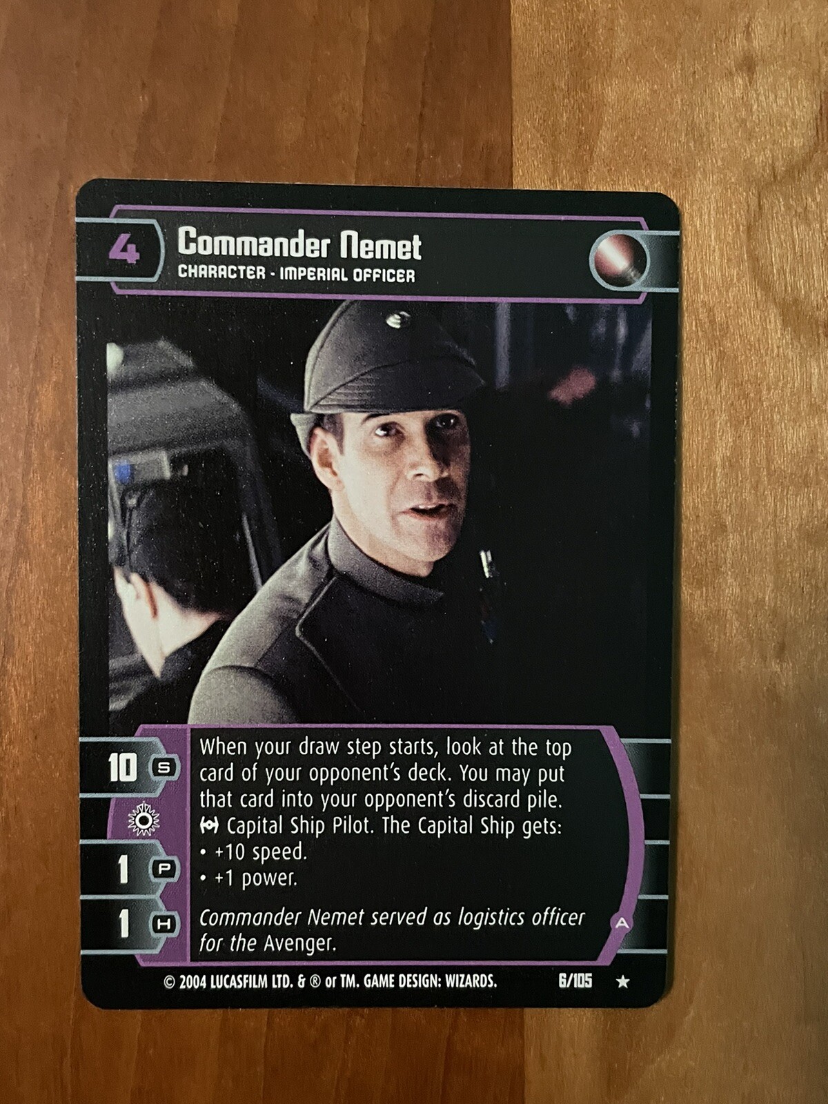 Star Wars TCG RAS Commander Nemet (A) NM/M | eBay
