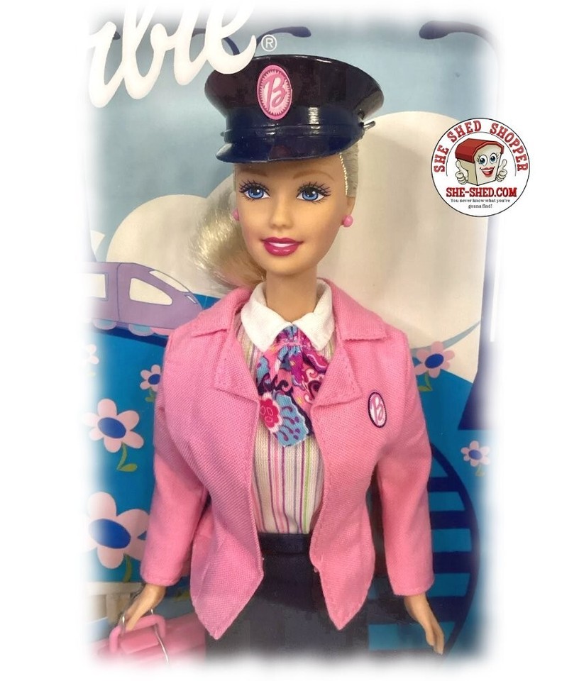 Vintage 2001 Travel Train Fun Barbie Doll Train Conductor 55807 by ...