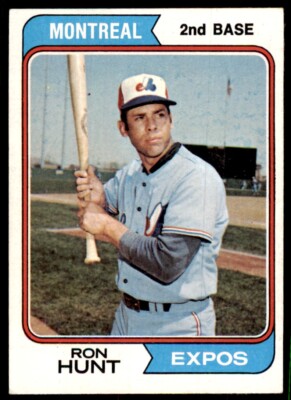 1974 TOPPS RON HUNT. MONTREAL EXPOS #275 | eBay