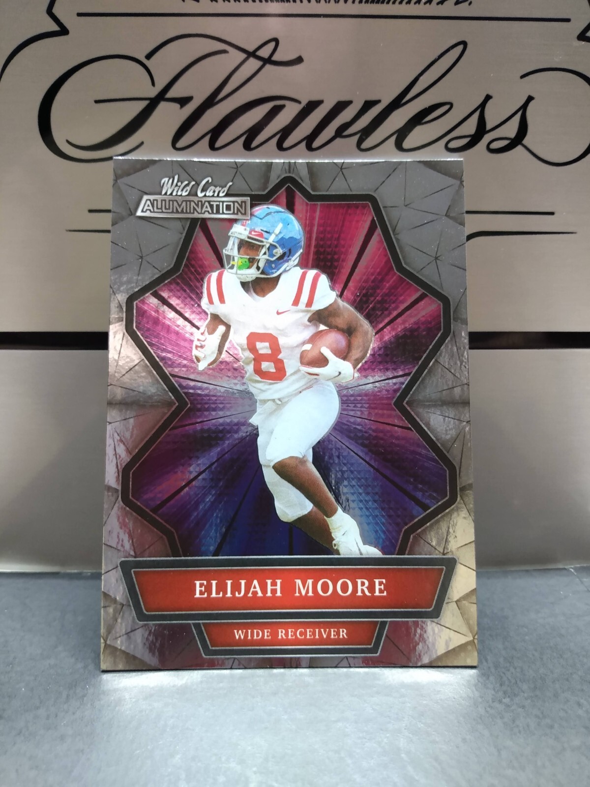 2021 Wild Card Alumination RC Elijah Moore sharp card #ABC-38 sharp ...