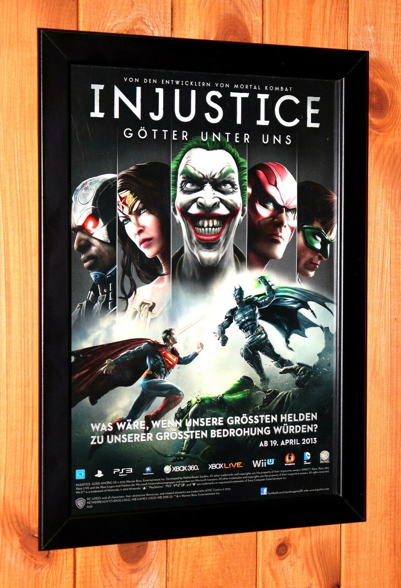 Injustice Gods Among Us Character Logos Ed Boon Signed Autographed