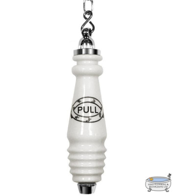 Traditional Victorian Ceramic Toilet Chain Flush Pull For High Level ...