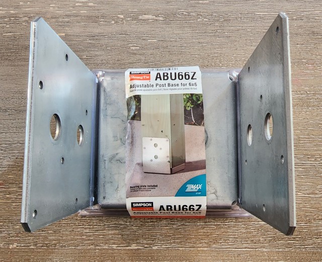 Simpson Strong-Tie ABU66Z Galvanized Steel Post Base for sale online | eBay