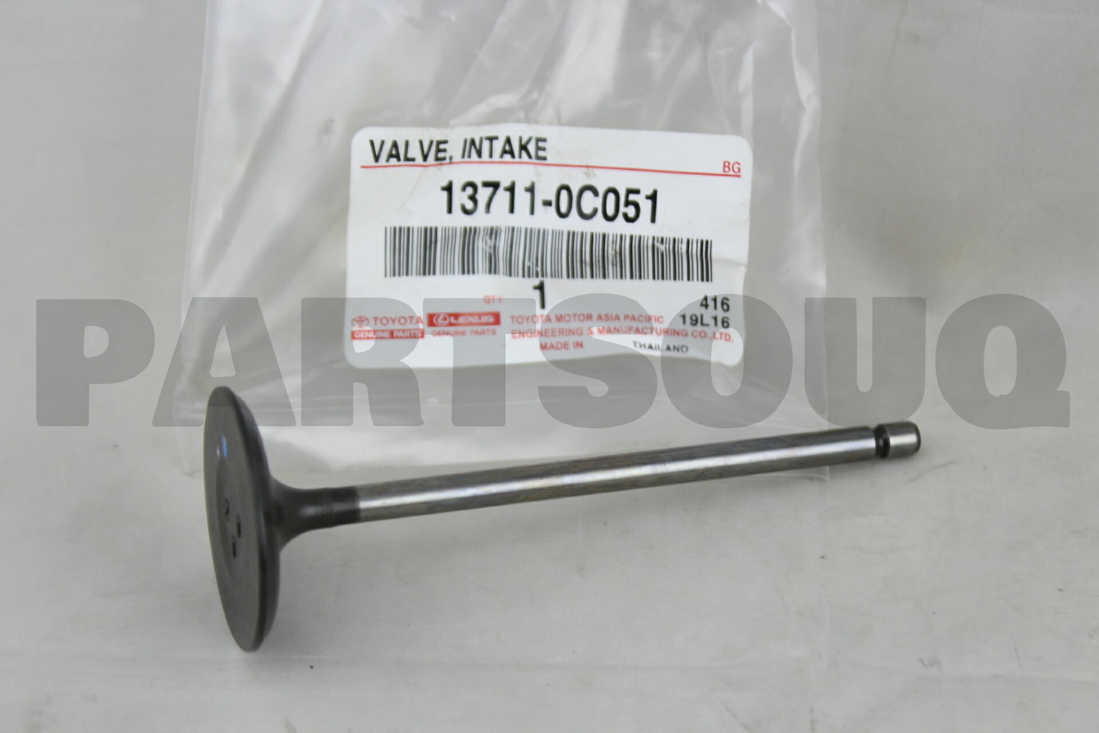 137110C051 Genuine Toyota VALVE, INTAKE 13711-0C051 | eBay