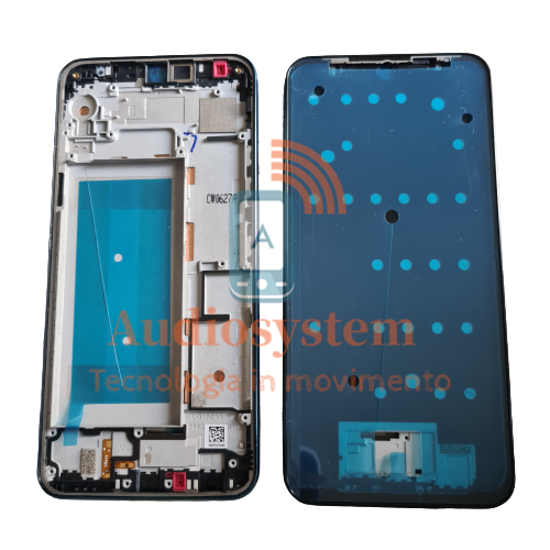 FRAME ALLOGGIO DISPLAY LG Q60 LM-X525EAW X525ZAW VETRO TELAIO CORNICE ...