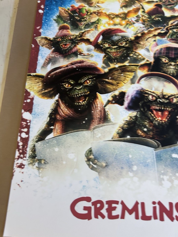 Gremlins Poster Kevin Wilson Giclee Bottleneck Gallery 24x36 Red | eBay