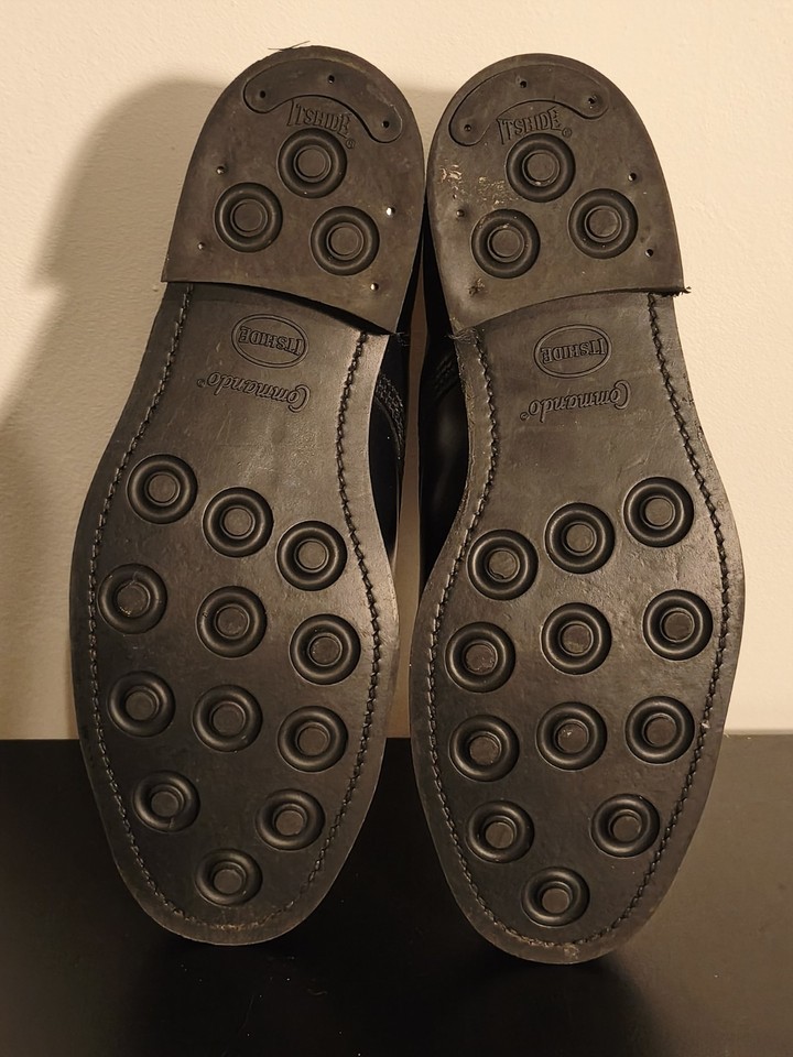 Sanders British-Made Goodyear Military Polished Leather Derby Shoes ...