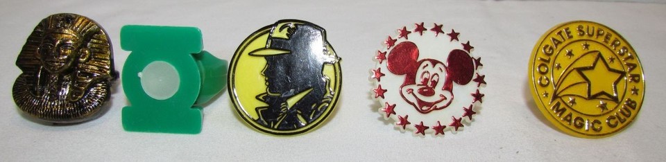 16 Toy Rings, Premiums & Gum Machine | eBay