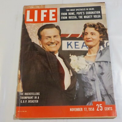 LIFE Magazine - November 17, 1958- Cover Story - Nelson Rockefeller ...