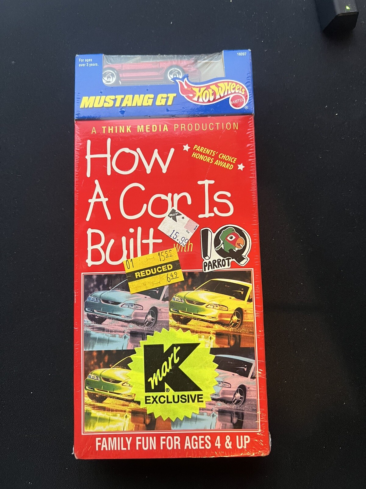 Vintage Hot Wheels VHS How A Car Is Built Plus Mustang GT Kmart ...