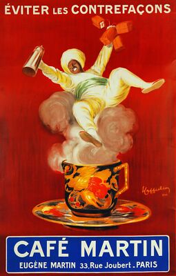 Decorative Poster. Fine Graphic Home Art Design. Cafe Martin ...