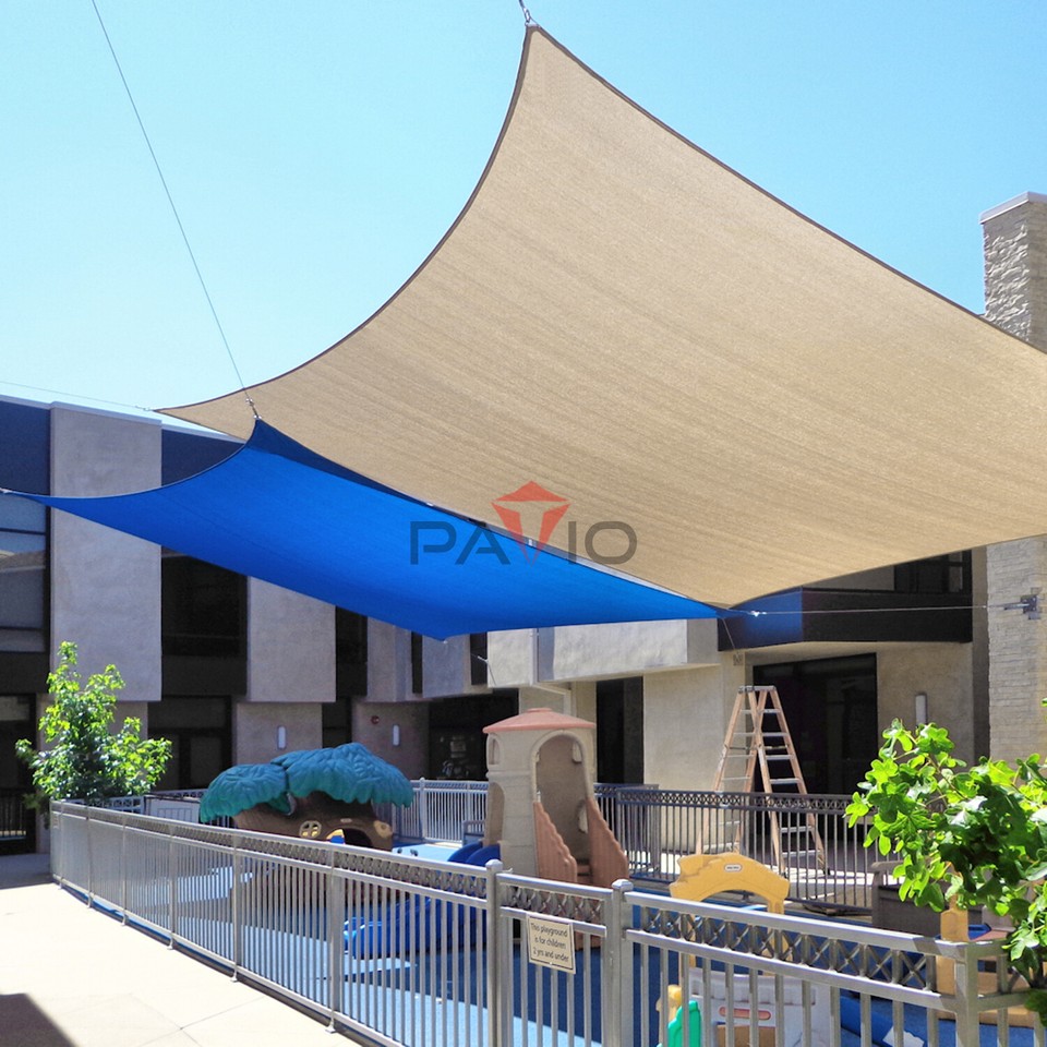 Sand Sun Shade Sail Cover Permeable Mesh Outdoor Sunlight Blockage ...