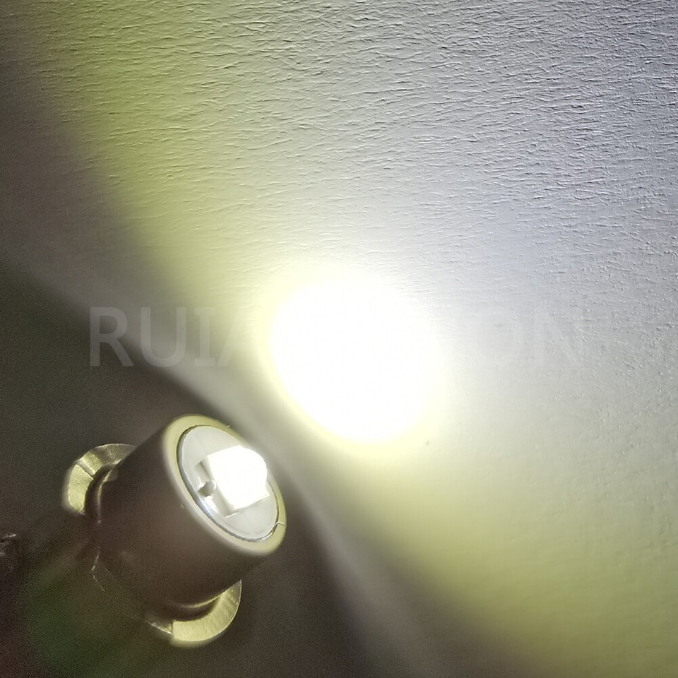 P13.5S LED Upgraded Flashlight Torch Bulb White 300LM 1.5V/3V/4.5V/6V ...