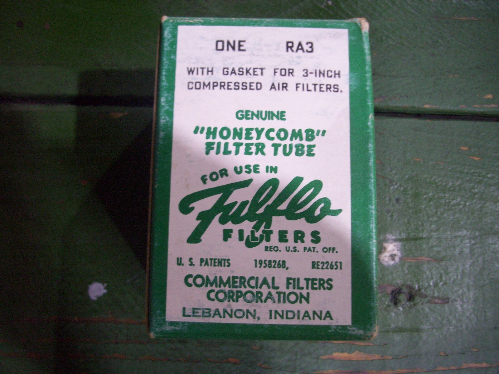 NEW Parker FULFLO Honeycomb Filter Tube with Gasket RA3 For 3" Air ...