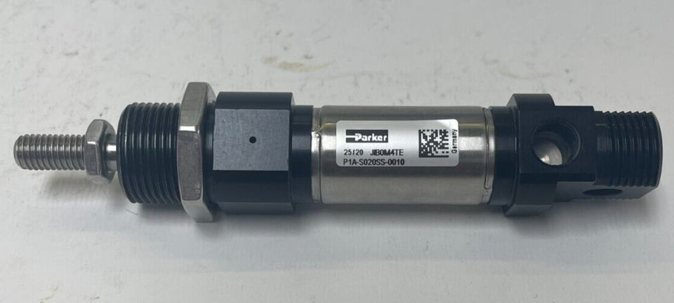 PARKER PNEUMATIC CYLINDER #P1A-S020SS-0010 10MM BORE SIZE DOUBLE ACTING ...