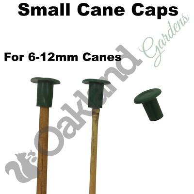 Small Garden Cane Caps Rubber Protectors Toppers Eye Protection Bamboo ...