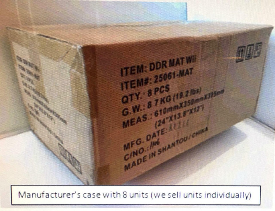 Konami Dance Dance Revolution DDR Wii Dance Pad - Original Mat - Brand ...