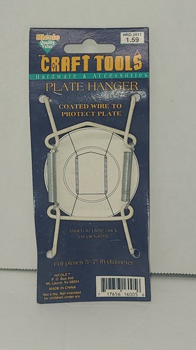 Nicole Craft Tools Coated Wire 5" x 7" Plate Hangers | eBay