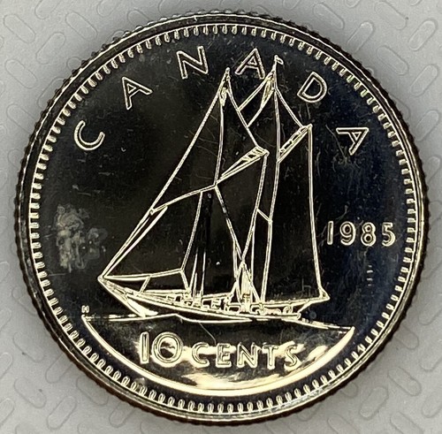 1985 CANADA 10 CENTS PROOF LIKE DIME COIN | eBay