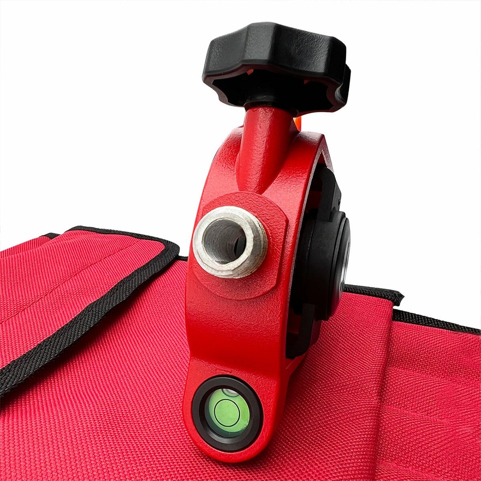 RED COLOR ADS106 MINI PRISM WITH POLES FOR TOPCON SOKKIA NIKON TOTAL ...