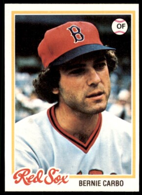 1978 TOPPS BERNIE CARBO BOSTON RED SOX #524 (101) | eBay