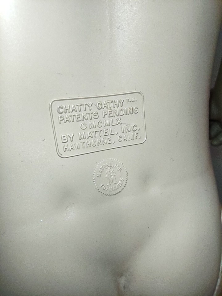 Vintage 1960's Mattel Chatty Cathy Doll (mute) Fixer Repair | eBay