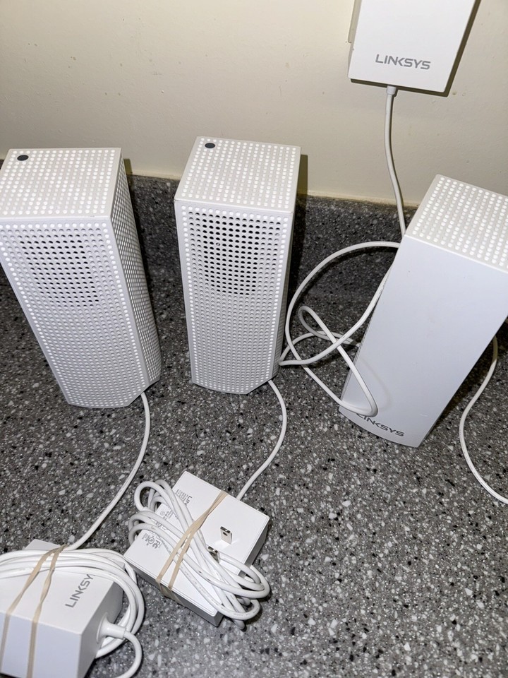 Linksys Velop Tri-Band Mesh WiFi System WHW03 V2 White Lot of 3 | eBay