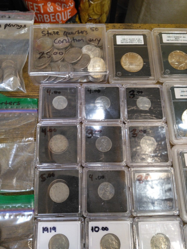 Large Personal coin collection lot - us coins. Variety Of Coins And ...