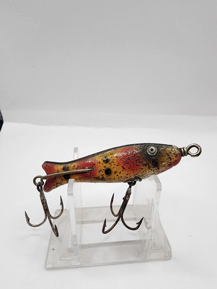 Shakespeare Vintage BARNICLE BILL Fishing Lure. Great Color Strawberry ...