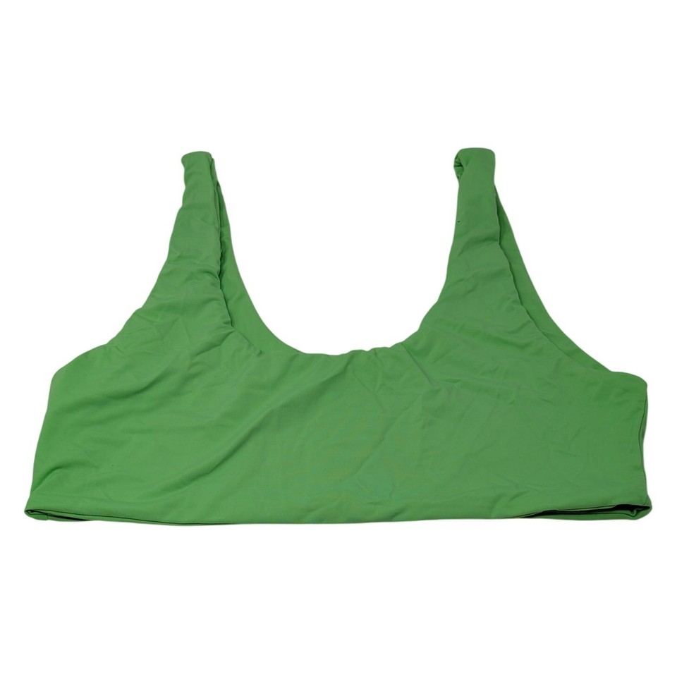Danielle Guizio Bralette Bikini Top Bathing Suit Green Pullover Y2K ...