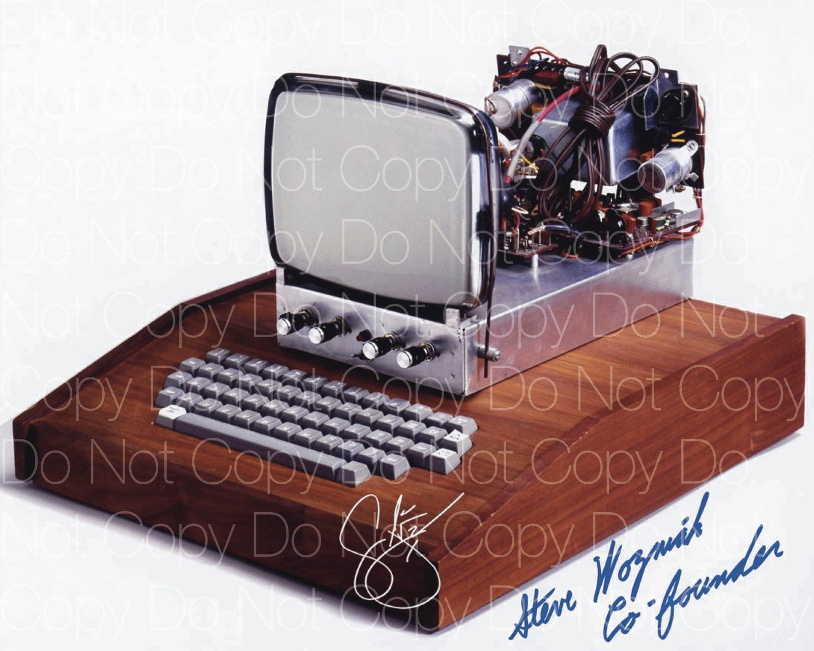 Apple 1 signed Steve Jobs Steve Wozniak 8X10 photo picture poster ...