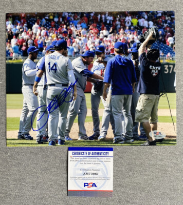 DODGERS- JOSH BECKETT AUTOGRAPH 8x10 NO-HITTER 5/24/2014 PHOTO PSA ...