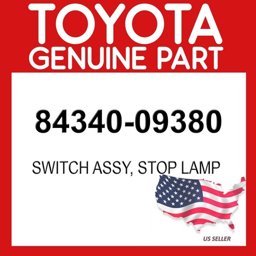 TOYOTA GENUINE OEM 84340-09380 SWITCH ASSY, STOP LAMP 8434009380 | eBay