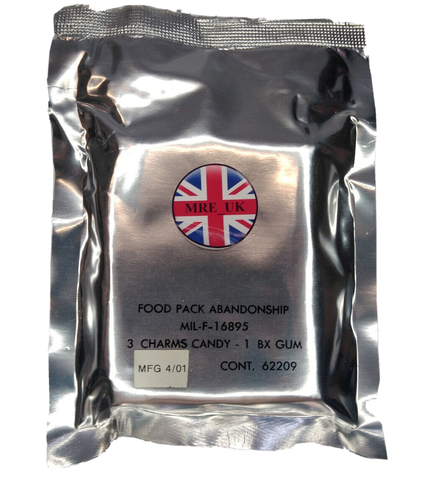 US FOOD PACKET - ABANDONSHIP RATION - MRE - CHARMS - MIL-F-16895 | eBay UK