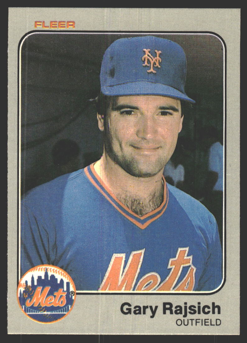 Gary Rajsich #553 1983 Fleer New York Mets RC Rookie | eBay