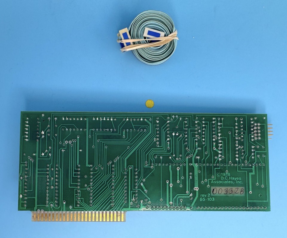 Hayes Micromodem II Modem & Microcoupler Cable For Apple II Computers ...