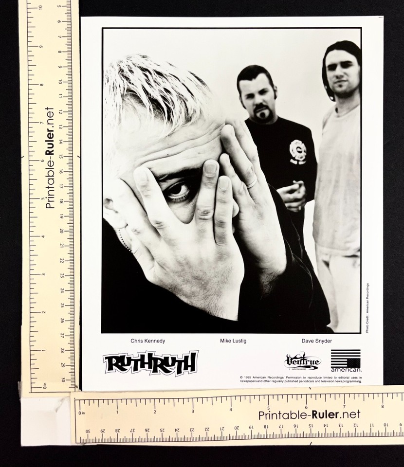 1995 Ruth Ruth NYC Pop Punk Band Vintage Promo Photo Mike Lustig ...