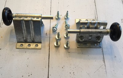 Pair Residential Garage Door Top Fixture & 2 Nylon Rollers Overhead ...