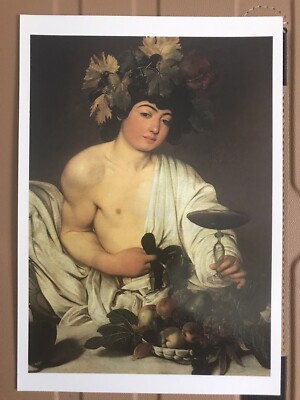 POSTCARD UNPOSTED- THE YOUNG BACCHUS, CARAVAGGIO (1571-1610) | eBay