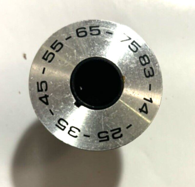 VTG DIAL NUMBER KNOB FROM CLOSED TV RADIO SHOP | eBay
