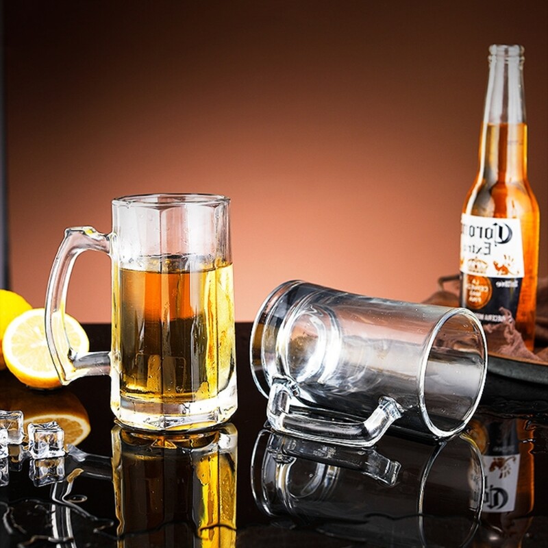 Unbreakable Beer Mugs Shatterproof Drinking Cup Handle Coffee Cups Home ...