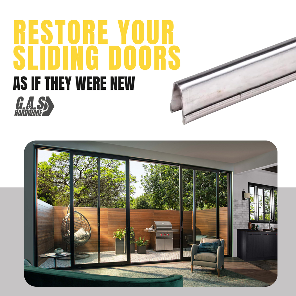 Large Still Track Cover Replacement | 6 FEET for Sliding Patio Glass ...