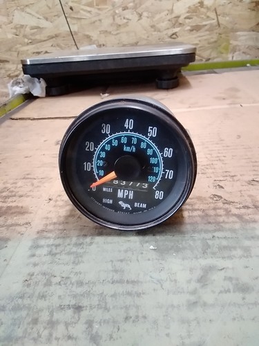 Vtg Stewart Warner Speedometer Top Speed 80 Miles per Hour 829147 High ...